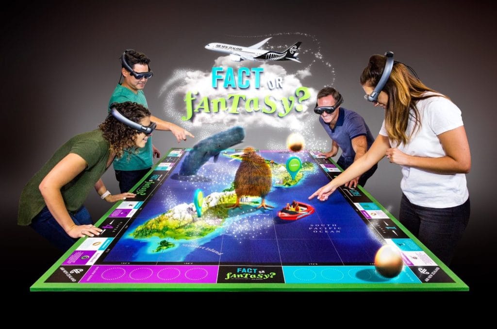 Air New Zealand Reveals "Spatial Computing" Board Game - APEX