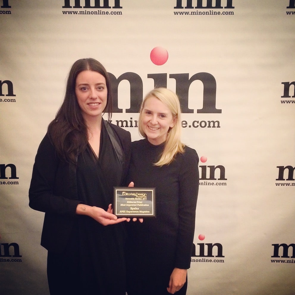 min 2014 Editorial & Design Awards: Most Improved Publication - APEX
