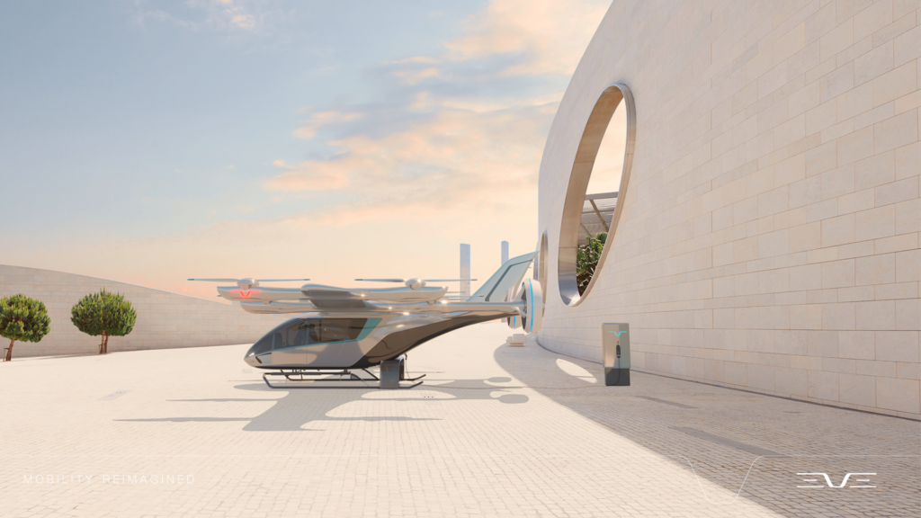 Eve showcases its eVTOL cabin at SXSW - APEX