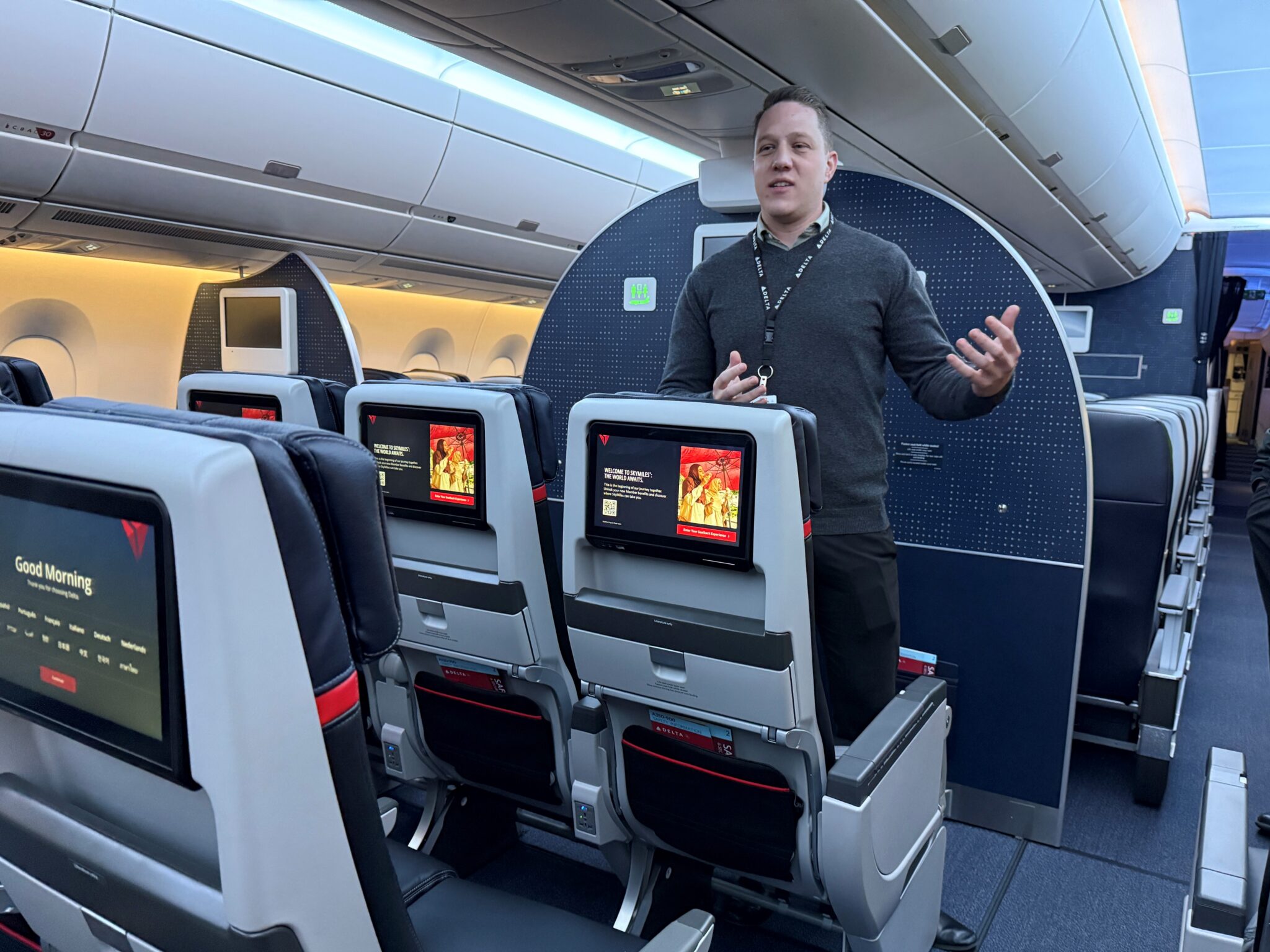 Delta Air Lines Reveals Its Next-Generation Airbus A350 Cabin Redesign ...