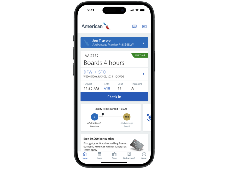AA's Redesigned Mobile App Focuses Heavily on Personalization - APEX